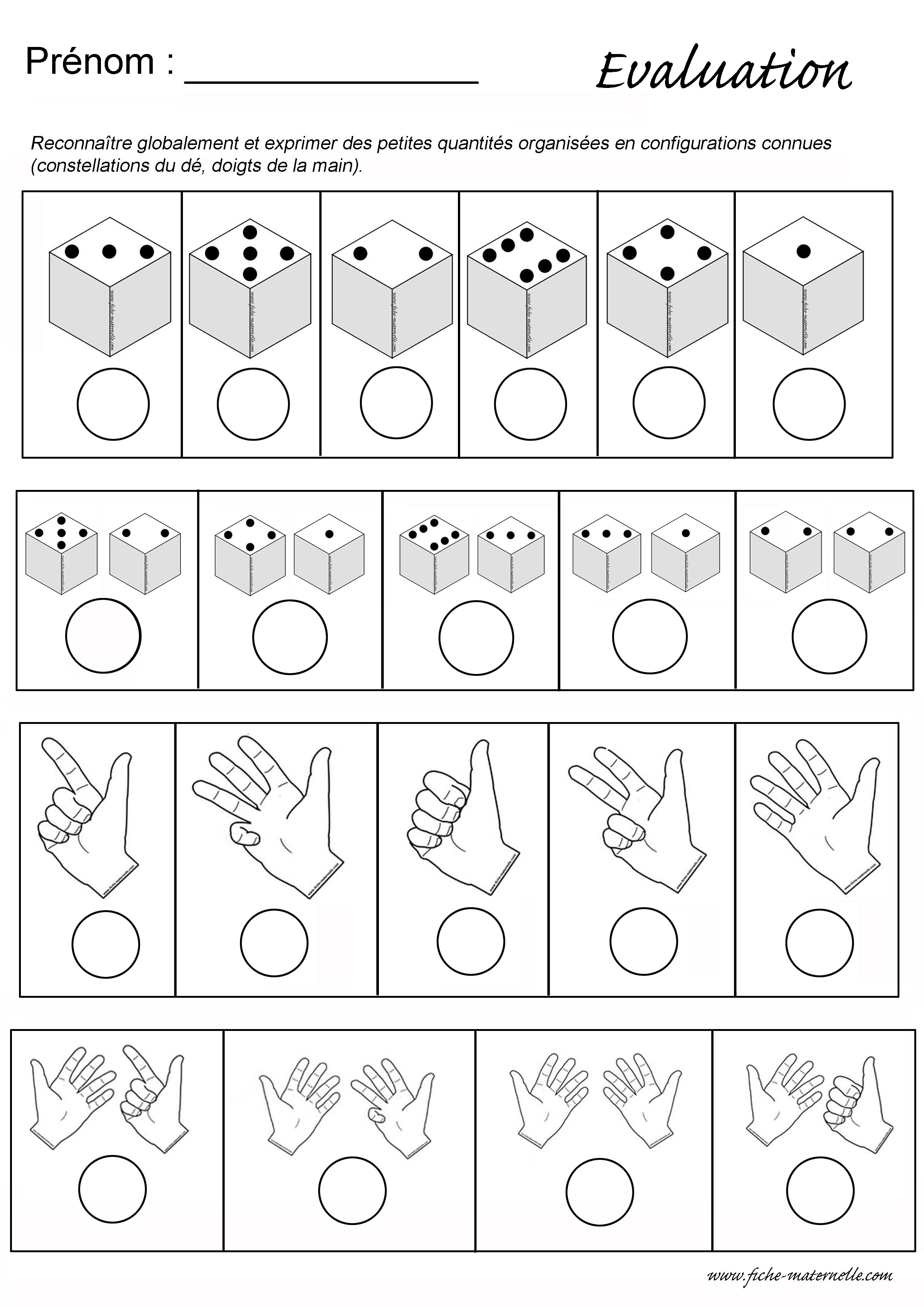 Evaluation Maths En Maternelle Constellations Et Doigts De La Main ... Evaluation Maths En Maternelle Constellations Et Doigts De La Main ...